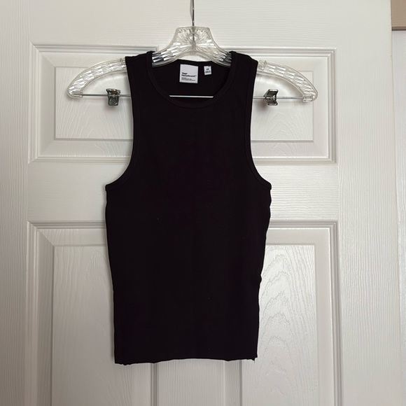 Aritzia | Tops | Aritzia Tna Homestrech Black Crew Tank Xs | Poshmark